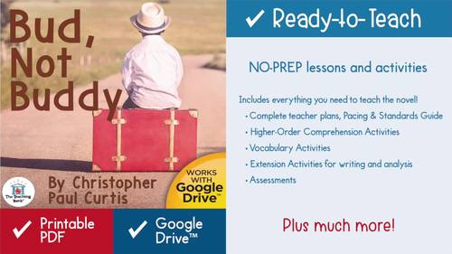 Bud, Not Buddy Novel Study Book Unit by The Teaching Bank | TPT