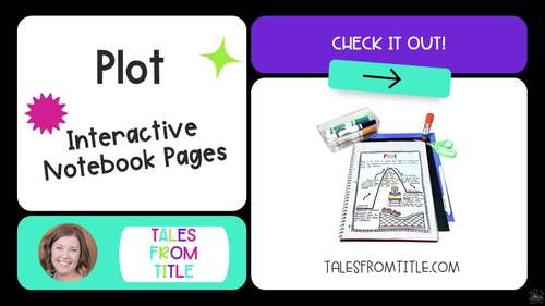 Elements of Plot Interactive Notebook Pages by Tales from Title | TPT