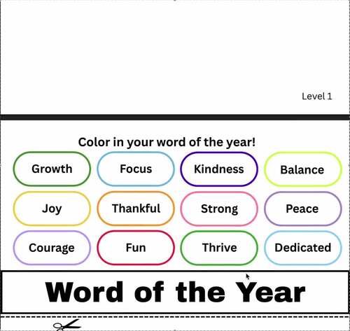 New Year Goals Flipbook | January Bell Ringer & Early Finisher Activity ...