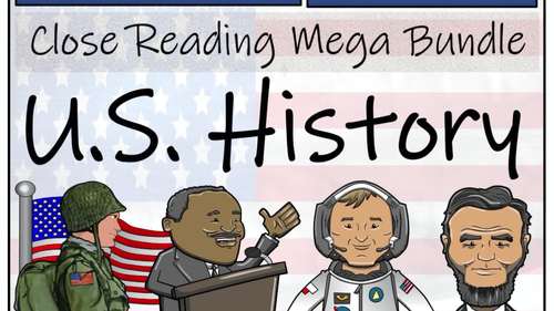 American History Close Reading Comprehension Activity Bundle | 5th ...