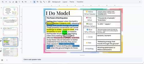 Annotating Informational Text with Purpose and Color by Love and ...