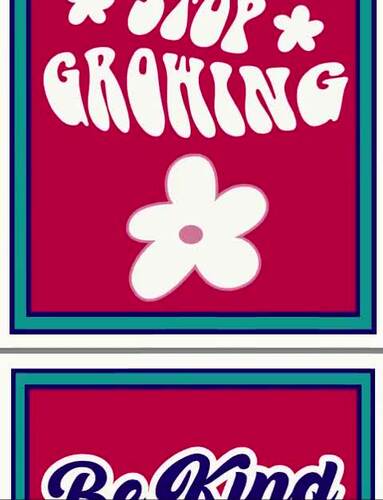 Retro Positive/Affirmation Themed Posters- Canva Editable | TPT