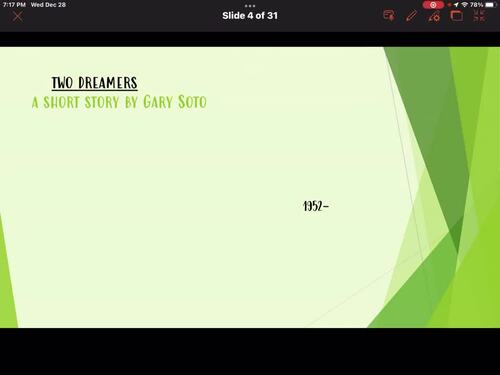 Two Dreamers, Baseball in April, Broken Chain by Gary Soto-Introduction ...