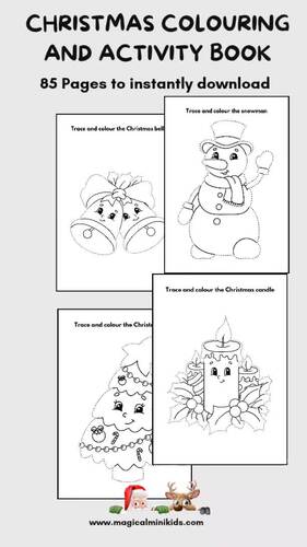 Christmas coloring and activity sheets, xmas activities, learning ...