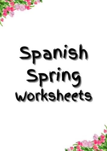 Spanish Spring Worksheets Activity by Worksheet Whisperer | TPT