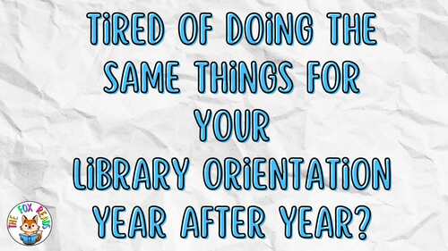 Back to School Library Orientation Game-Middle & High School-Critical ...