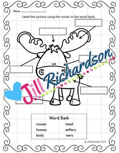 January ESL Activities Winter Writing SPED Kindergarten First Grade