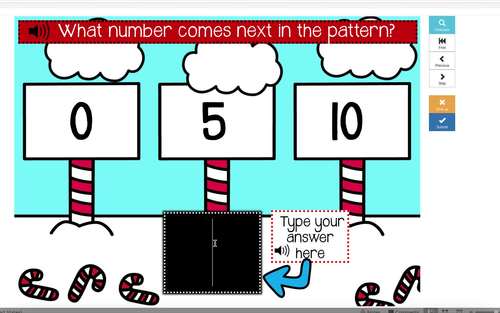 Skip Count By 5: Holiday Theme Boom Cards™ Digital Task Cards | TPT