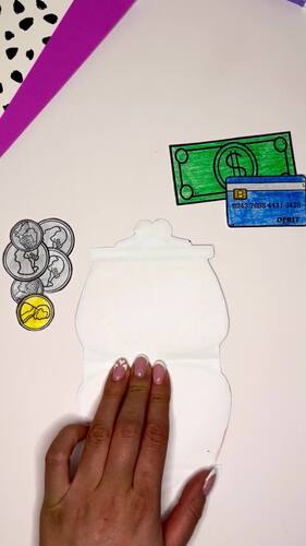 Pocket Pals - Early Finisher Craft Activities - Color, Cut, Fold, and Play