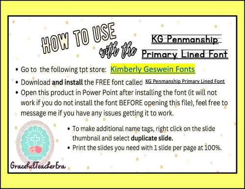 Spring Yellow Name Tags / Name Plates with PHONICS sound cards, APRIL TIME