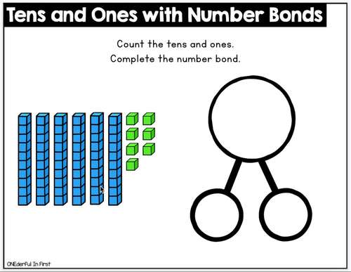 Decomposing Numbers for Google Slides (Tens and Ones with Number Bonds)