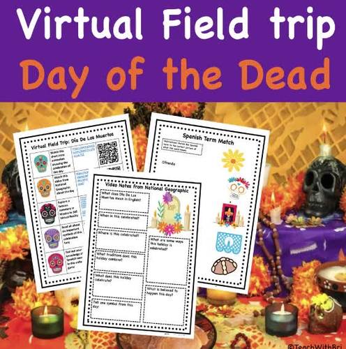 Halloween Virtual Field Trip Discount Bundle for Middle and High School