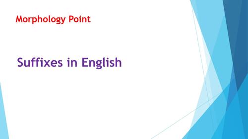 Suffixes in English by Optimal Resources | TPT