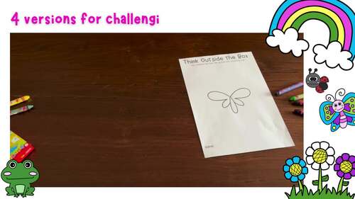 Think Outside the Box Thursday | Finish the Drawing - SPRING Doodle ...
