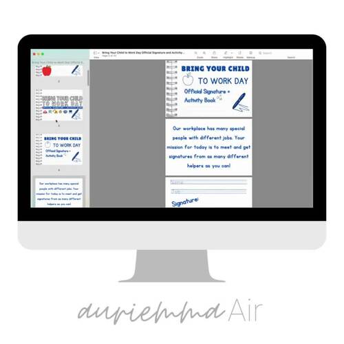 Bring Your Child to Work Day Official Signature + Activity Book by ...