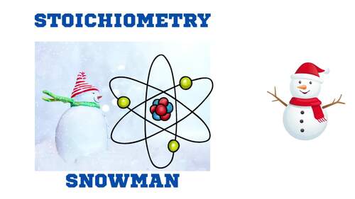 Chemistry Stoichiometry Relay Race Snowman High School Science | TPT