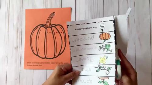 Pumpkin Life Cycle Craft by Liv and Leb | TPT
