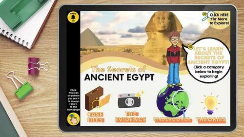 History Mystery: Secrets of Ancient Egypt LINKtivity® by The Classroom Nook