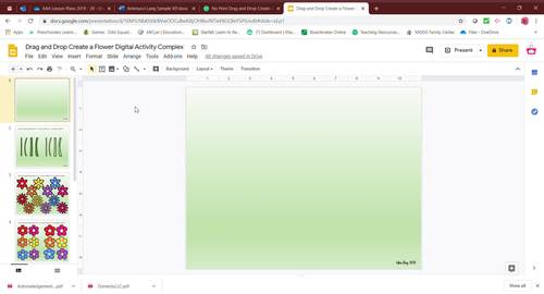 No Print Drag and Drop Create-A-Flower Digital Activity | Distance Learning