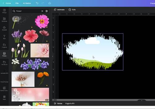 Editable Canva frames, Abstract shape Canva frames by Ittichai Anusarn