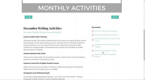 December Paragraph Writing - Graphic Organization Strategies + DIGITAL ...