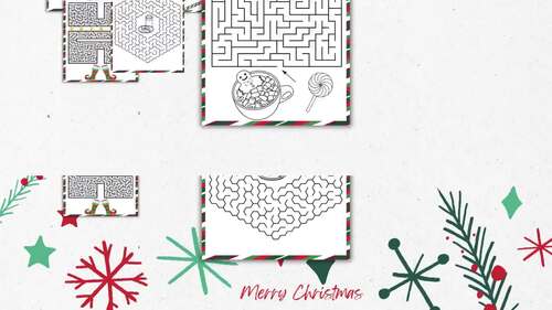 Printable Christmas Activities sheets, Santa Letter, Coloring pages