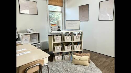 Teaching in Tranquility Theme Organized Teacher's Tool Kit + Decor Pack