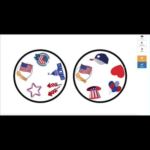 BUNDLE of 3 OT BOOM CARD SPOT IT GAMES (SPRING, SUMMER & PATRIOTIC)