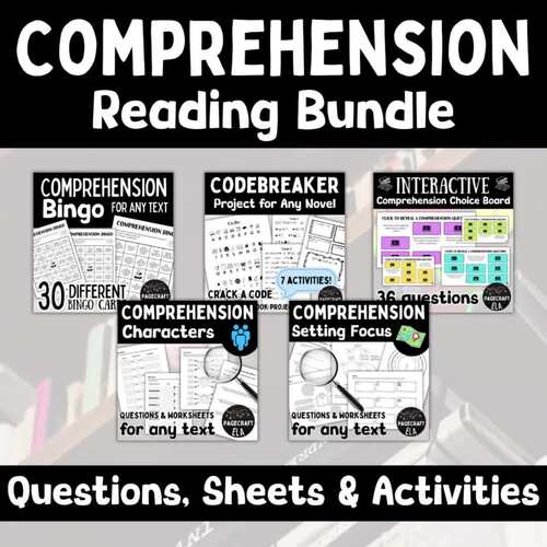 Reading Comprehension BUNDLE | Leveled Instruction | Differentiation