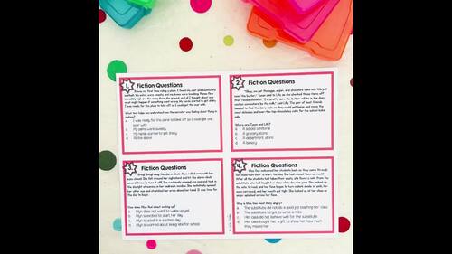 Reading Comprehension Task Cards Bundle - 4th & 5th Grade Centers ...