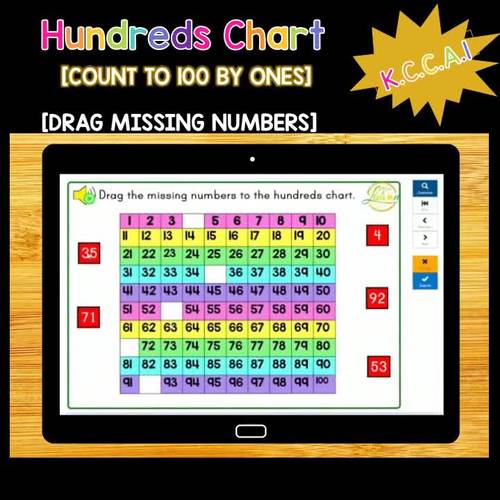 Count to 100 by Ones K.CC.A.1 BOOM CARDS™ Digital Learning Game | TPT