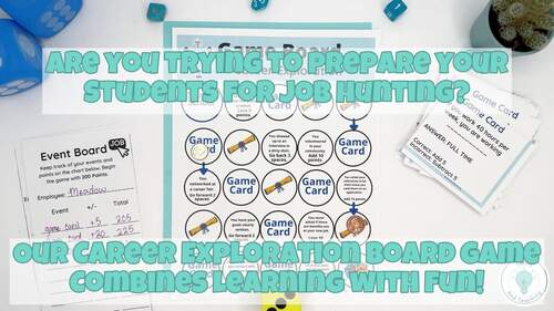 Career Exploration for Middle School Career Exploration Board Game ...