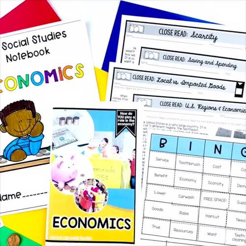Economics Social Studies & Reading Unit by Ciera Harris Teaching