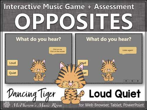 Music Dynamics Interactive Music Game and Assessment Loud Quiet ...