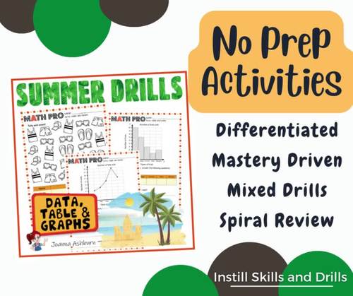 Data and Graphs: Tally, Pictograph, Bar Graph & Line Graph | Summer ...