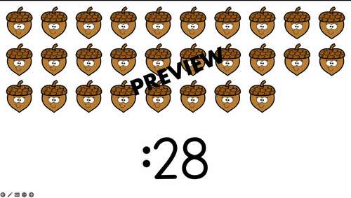 Visual Countdown Timers Slides FALL Classroom Management by Fishyrobb