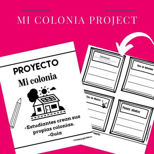 Create your Own Colony in Spanish/ Crea tu Propia Colonia by ...