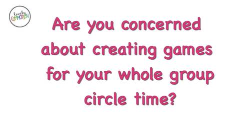 Winter Circle Time Activities and Games Bundle for Preschool & Pre K