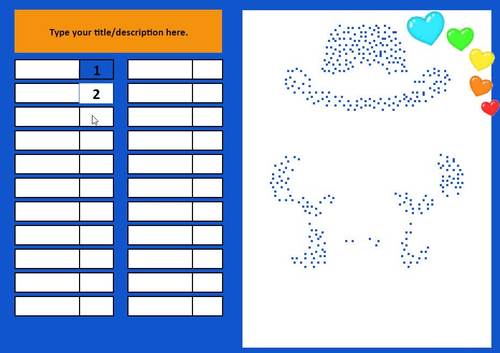 Mystery Digital EDITABLE LOW PREP - Dashing Cat PIXEL ART Reveal Template