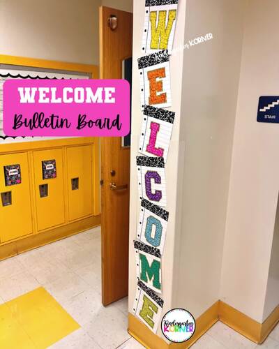 Composition Notebook Classroom Decor Resources BUNDLE Printable Decor