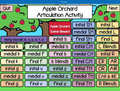 Fall Apple Orchard Articulation Boom Cards™ No Prep Speech Therapy Activity