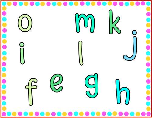Printable Blue and Green Bulletin Board Letters, Editable Bright Letters