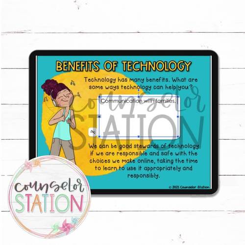 Digital Citizenship and Cyberbullying Digital Lesson by Counselor Station