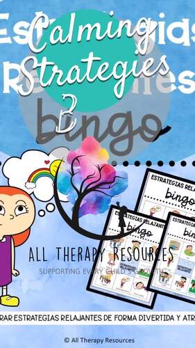 CALMING STRATEGIES - Bingo Game - SEL - SPANISH VERSION | TPT