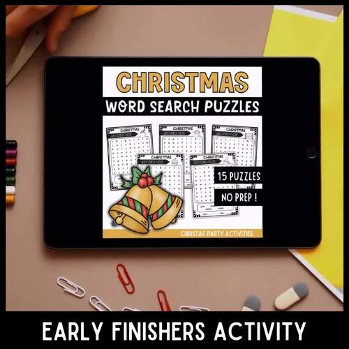 Christmas Word Search For Kindergarten - 1st Grade | December ...