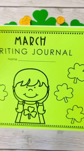 Monthly Writing Journals for Special Education - March | TPT