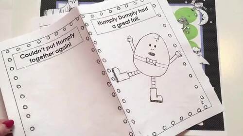 Nursery Rhymes Activities Interactive Booklets by Teacher Features