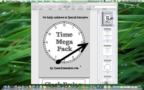Telling Time Mega Pack for Special Education by The Autism Helper