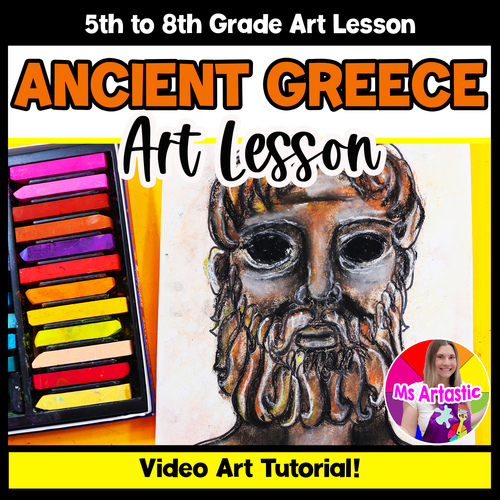 Ancient Greece Zeus Art Project Greek God Art Lesson Art History Activity