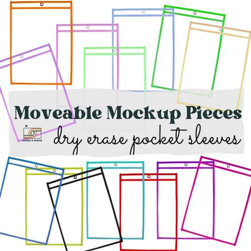 Dry Erase Pocket Page Protectors Images | Transparent Background PNG